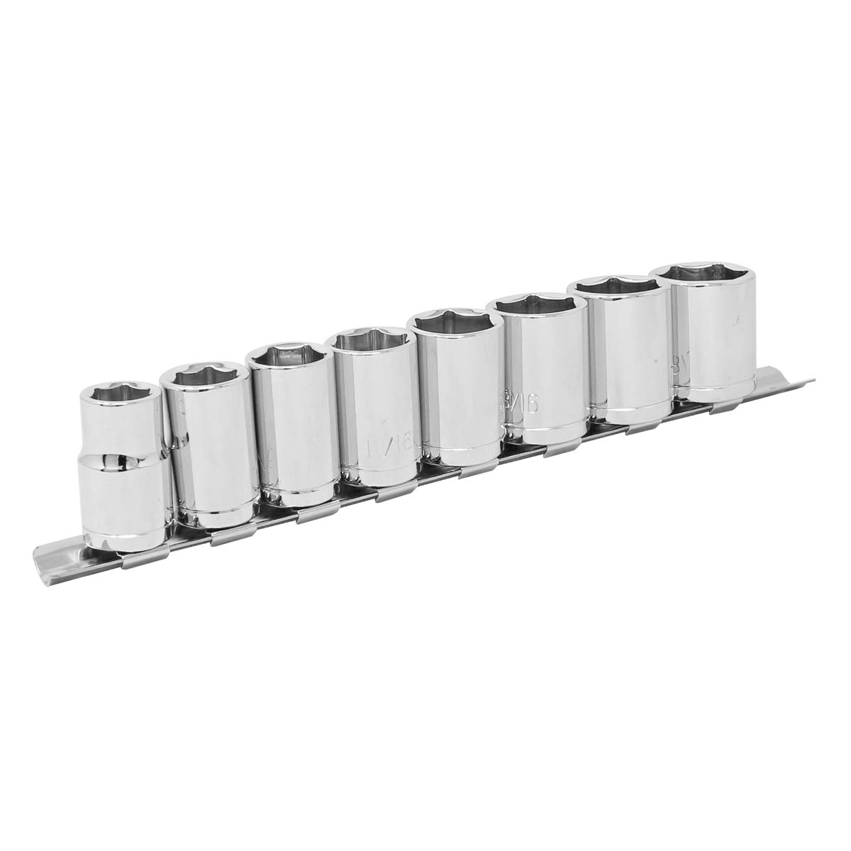 Juego de dados estándar mando 1/2" con 8 piezas WF2019 Wolfox ...