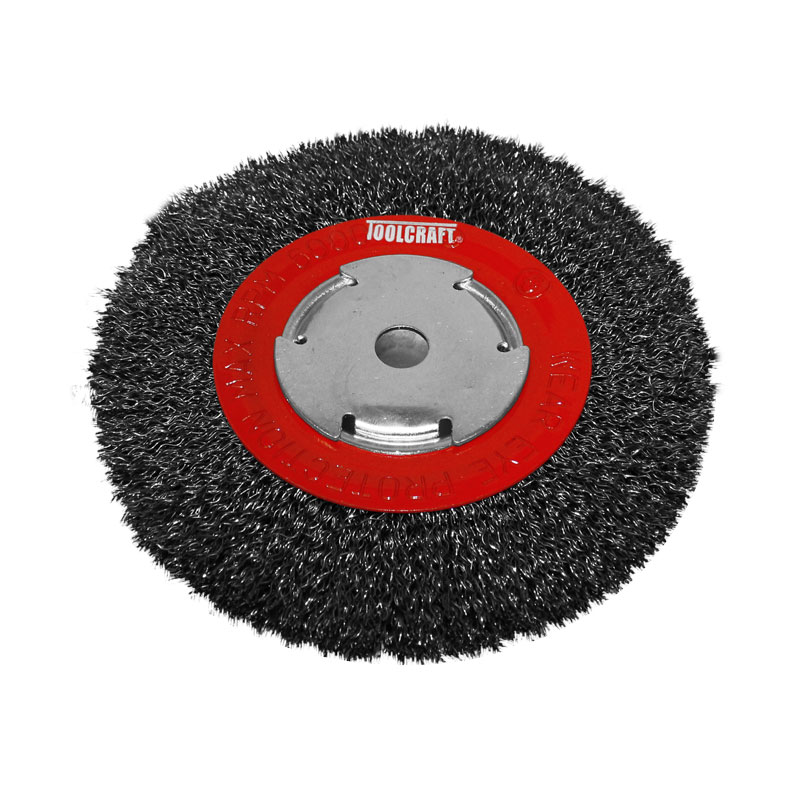 Carda circular ondulada 6" TC1281 Toolcraft - FERRETIP